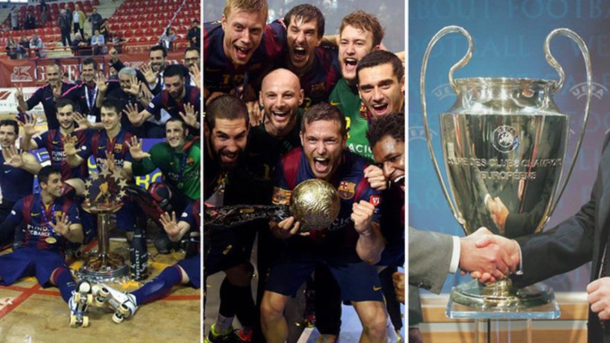El FC Barcelona aspira al triplete de Champions