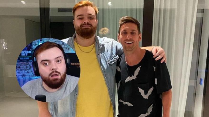 Ibai cuenta como se enteró de la cena con Messi