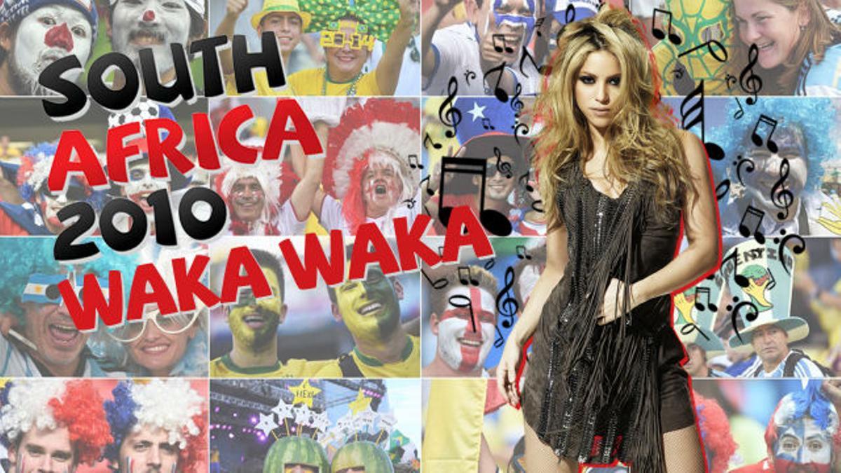 Los grandes éxitos del mundial: Shakira y su 'Waka Waka' arrasaron en