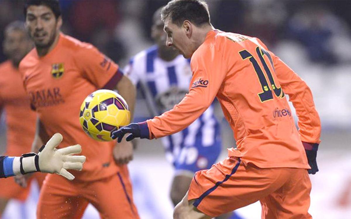 La cabeza decisiva de Messi