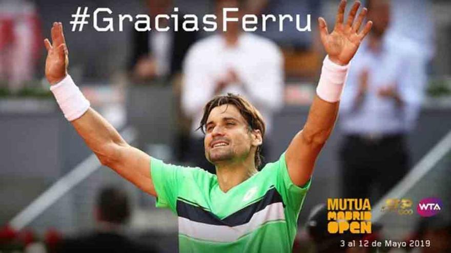 David Ferrer colgará la raqueta en el Masters de Madrid