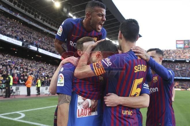 Fotos | Así fue la celebración de Luis Suárez