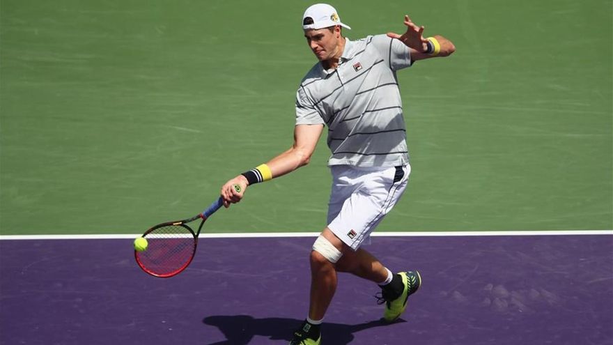 Isner acaba con Cilic y pasa a cuartos en Miami Isner acaba con Cilic y pasa a cuartos en Miami