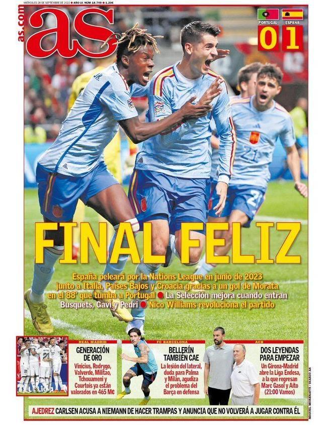 Periódicos Deportivos Hoy 28 Septiembre 2022 Portadas De Los Diarios