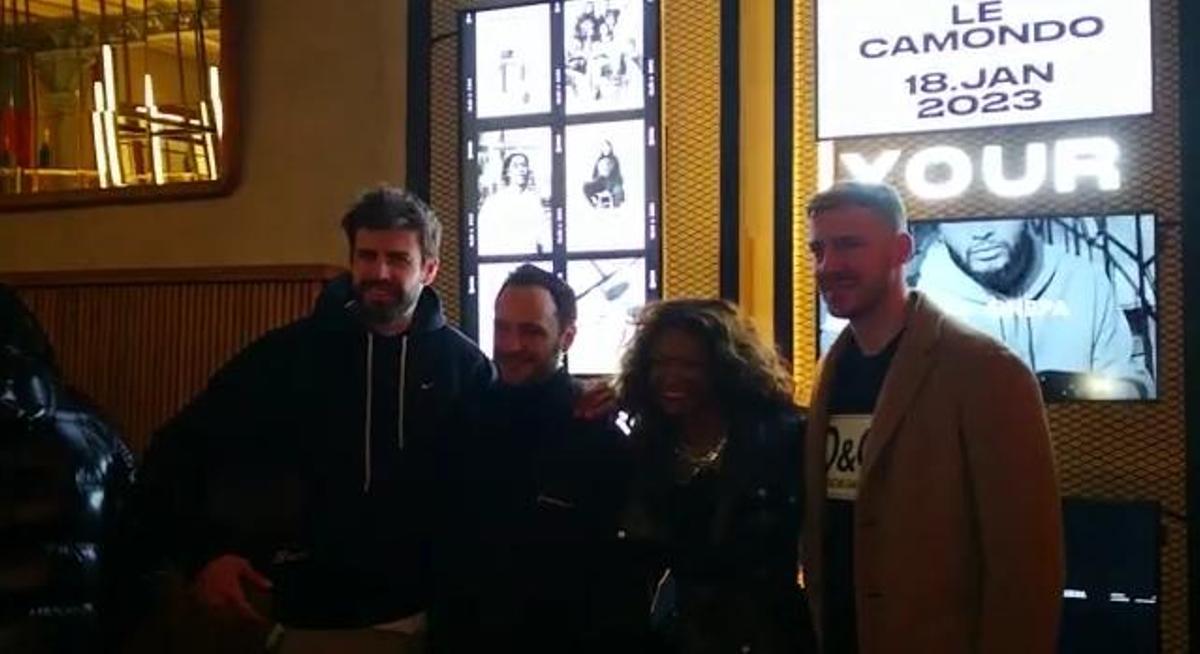 Gerard Piqué en París por la NBA