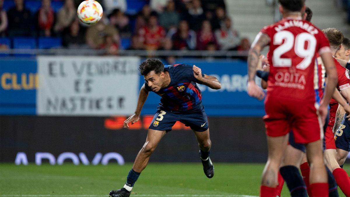 Chadi: dos testarazos, cuatro puntos para el Barça Atlètic