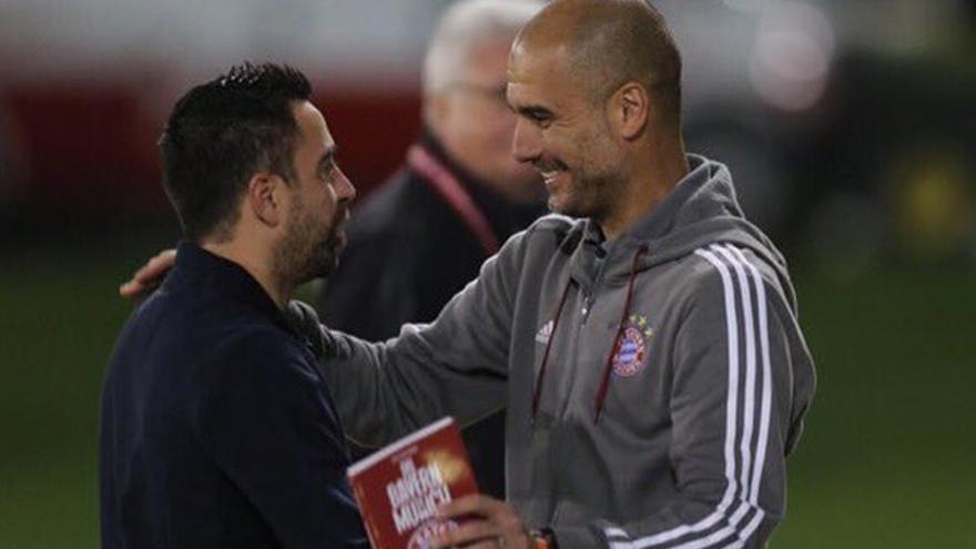 Xavi visita a Guardiola en Doha | barca