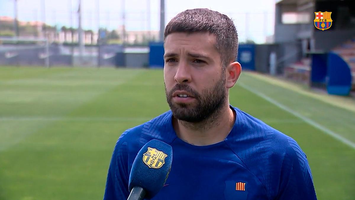 Jordi Alba: “Estoy triste pero le deseo lo mejor en esta nueva etapa”