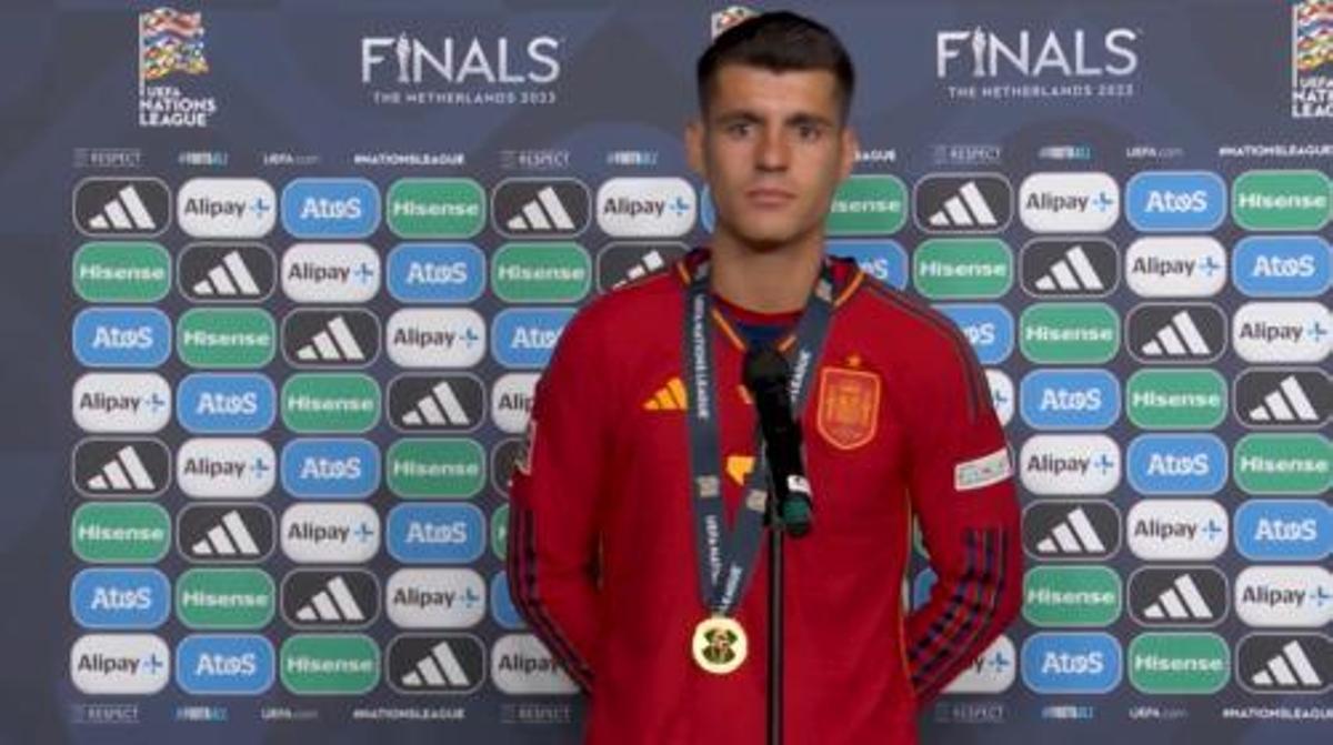 ¡Se parte de risa! Morata se proclama campeón y no se le ocurre otra cosa que cantar “Dos ...
