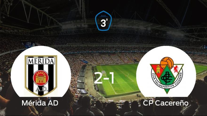 Mérida AD 2-1 Cacereño: El Mérida AD derrota por 2-1 al Cacereño