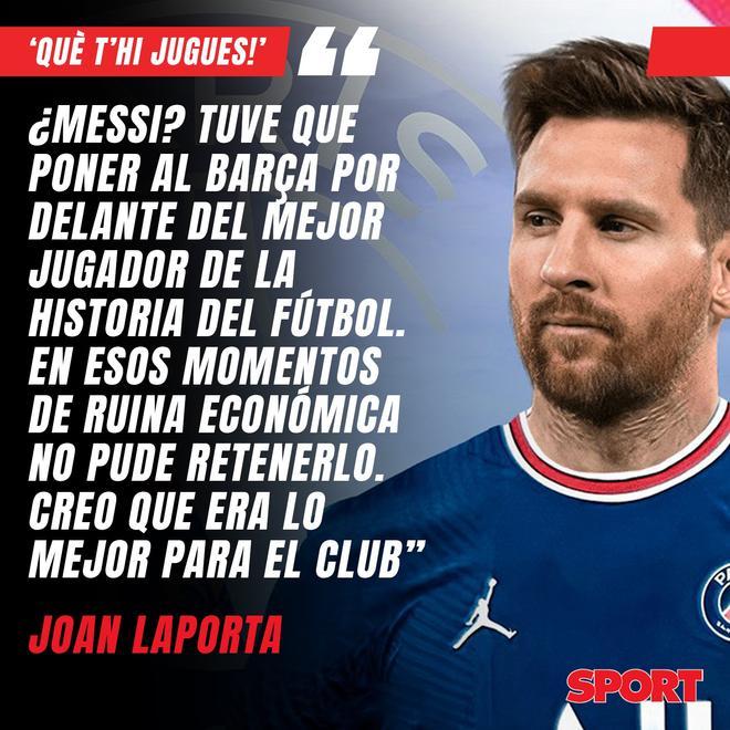 Fotos | Las mejores frases de Joan Laporta en la entrevista de la Cadena SER