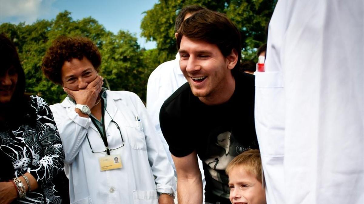 La Fundación de Messi rehabilita un polideportivo en Argentina