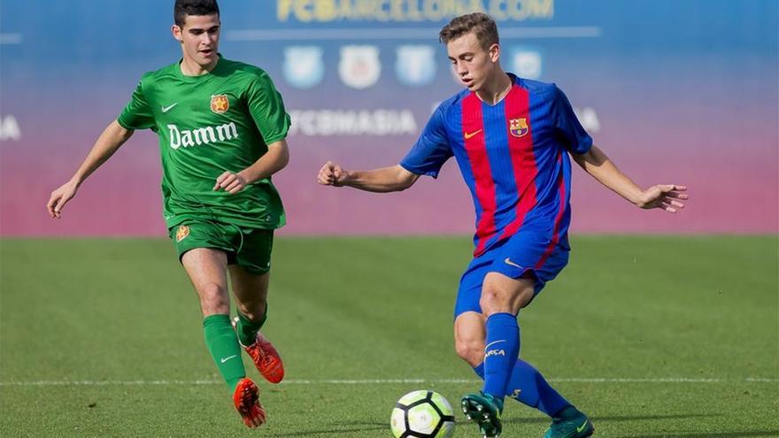 Oriol Busquets, novedad en los entrenamientos del Barça B