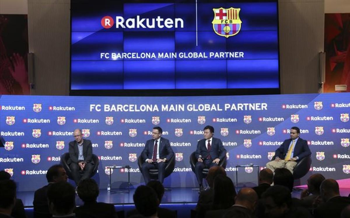 El Barcelona será el número 1 del ránking con Rakuten de sponsor