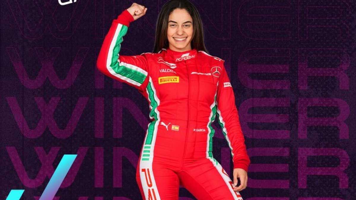 Marta García gana la primera carrera de la F1 Academy