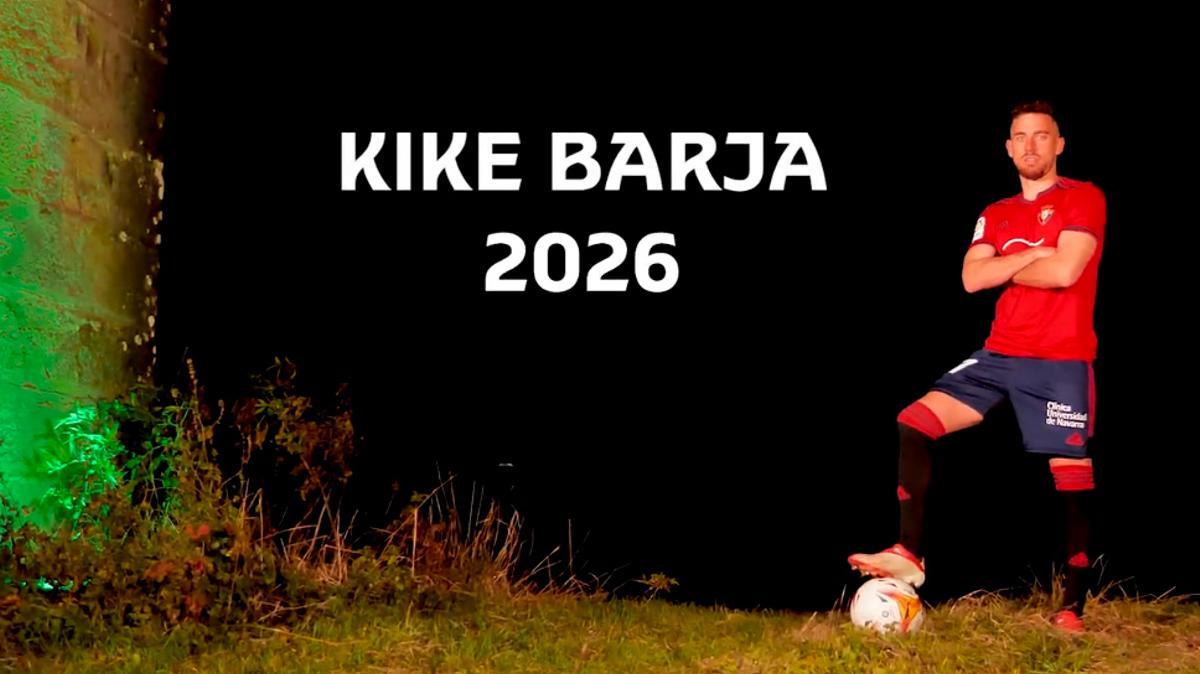LaLiga | Kike Barja renueva con Osasuna hasta 2016