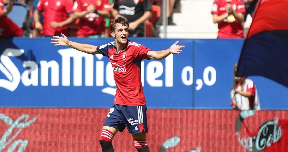 Aimar Oroz sobre su debut con Osasuna: “Cada vez que lo veo, me emociono”