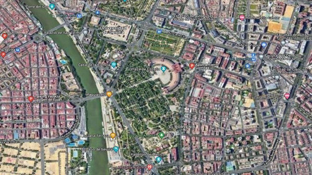 Google Maps se lleva la palma por este gesto en un parking de Sevilla