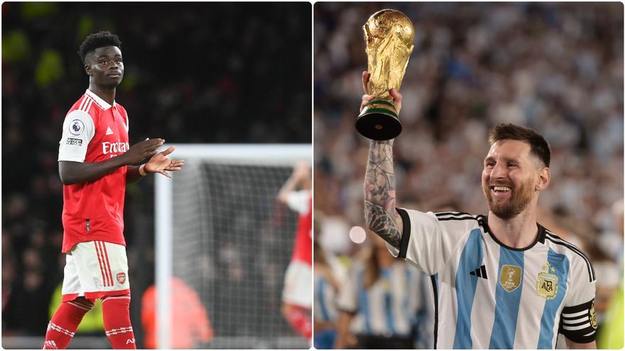 “Actualmente a Saka solo le supera Leo Messi...”
