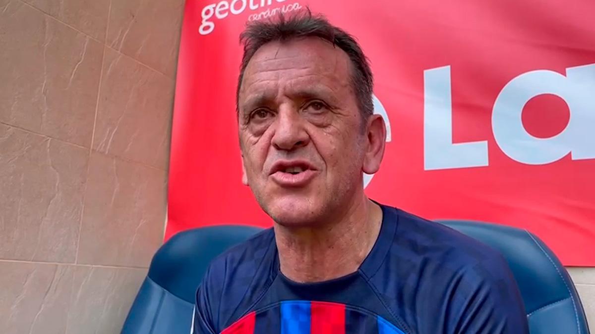 Quique Estebaranz a los Alevines del Barça: “Salid y disfrutad”