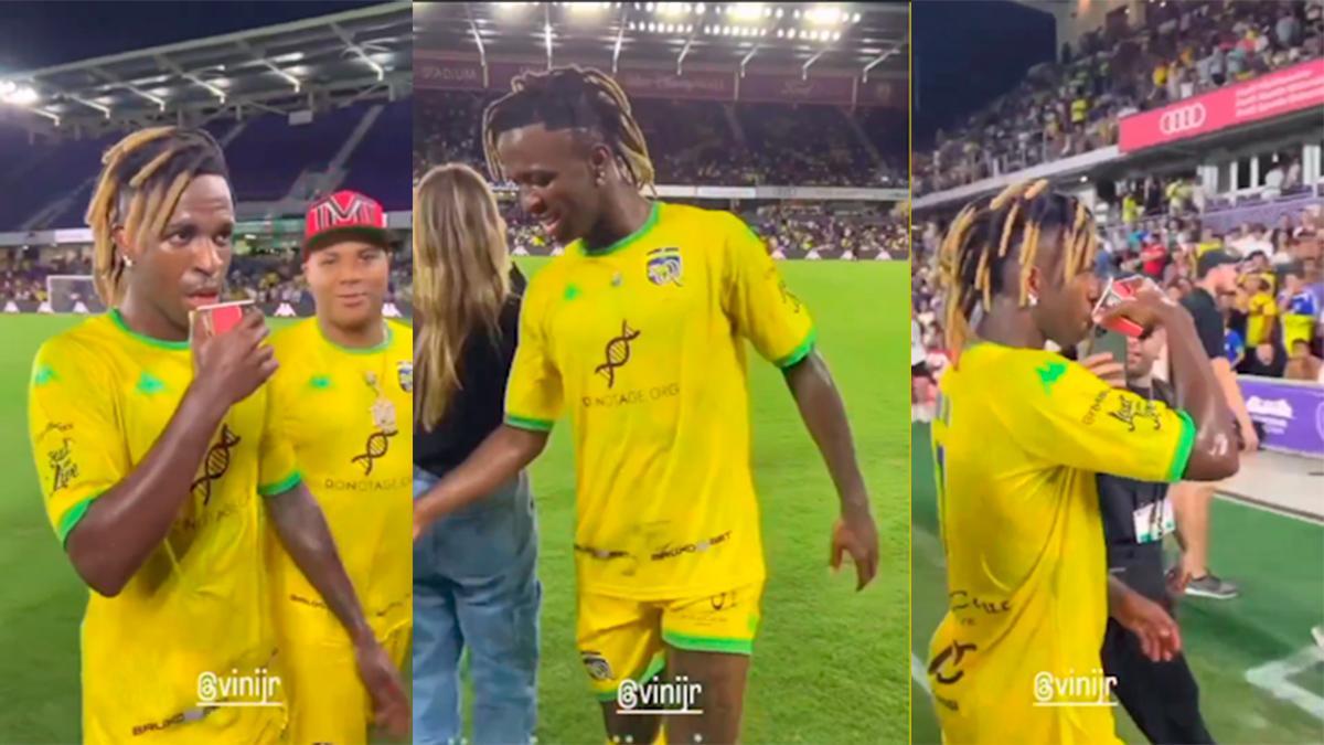 Vinicius vuelve a hacerse viral... ¡esta vez por su nuevo 'look'!