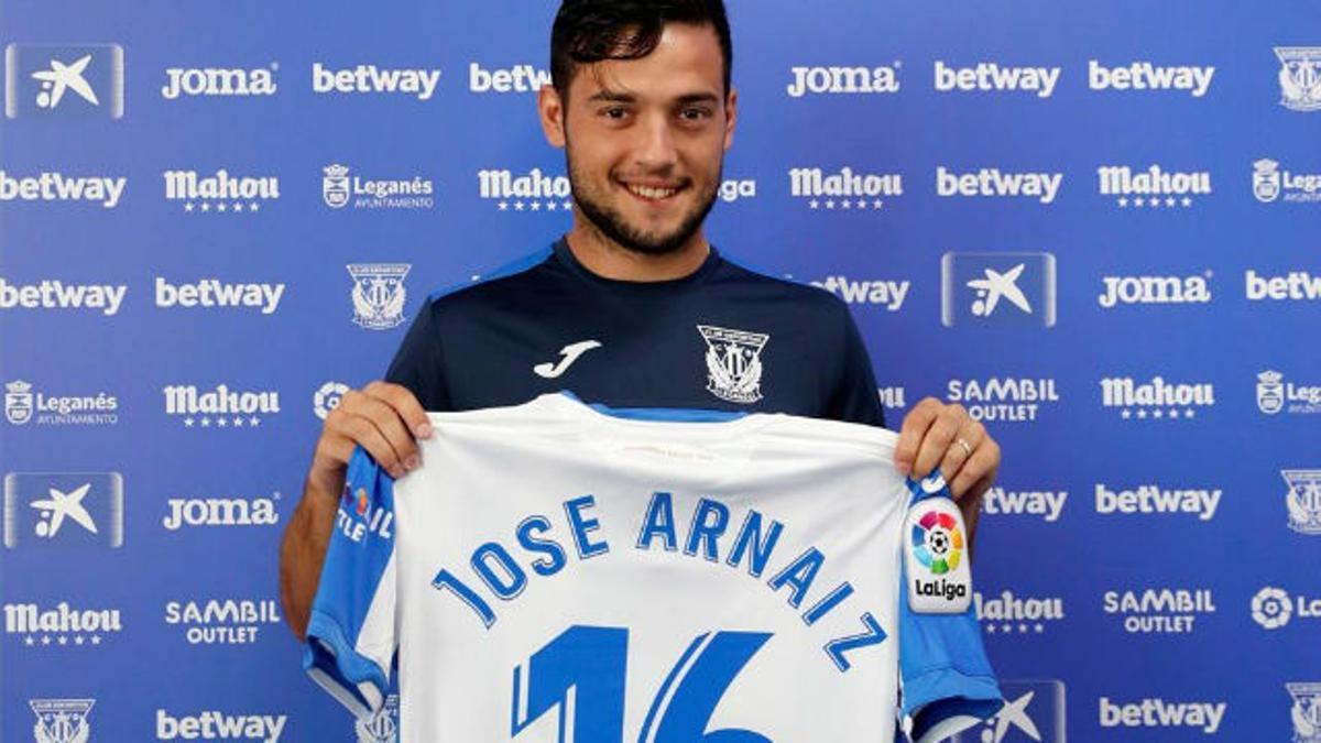Arnaiz habla tras su llegada al Leganés