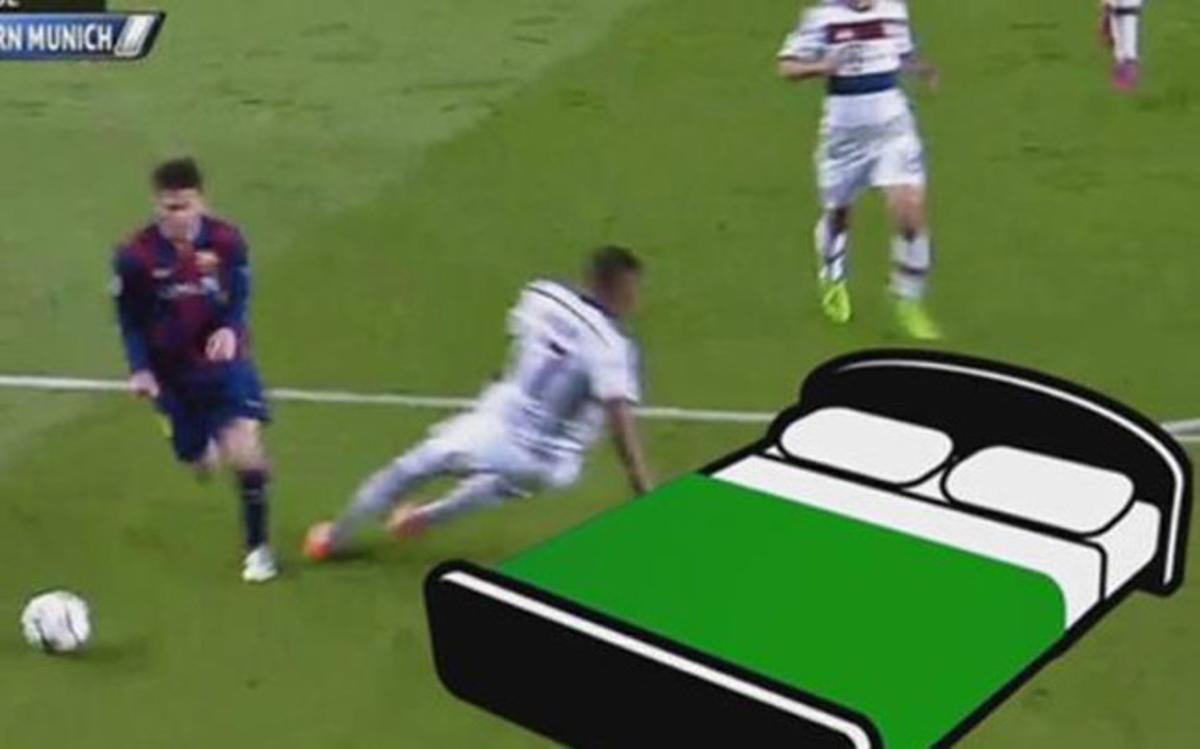 Boateng eligió el mejor meme del regate de Messi