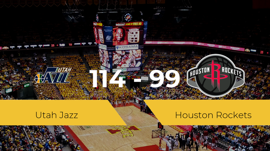 Utah Jazz se impone por 114-99 frente a Houston Rockets