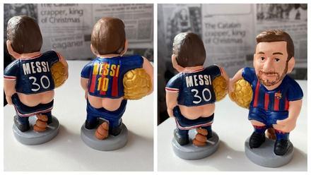 Ya puedes comprar los primeros caganers de Messi en el PSG