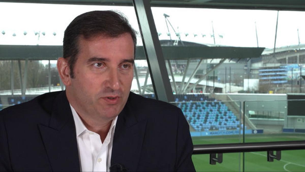 Ferran Soriano, CEO del Manchester City, habla tras la sanción de la U