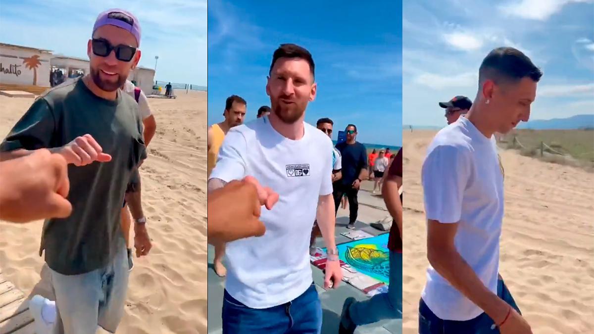 Messi se despide de Europa... ¡Desde las playas de Barcelona!