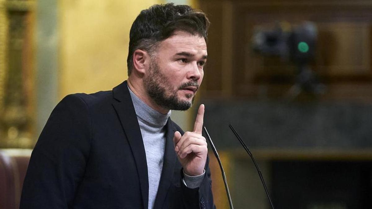 La última provocación de Gabriel Rufián al Real Madrid