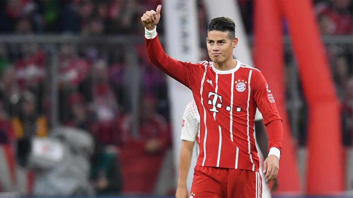 James & Lewandowski see off Leipzig as Bayern go top of the Bundesliga