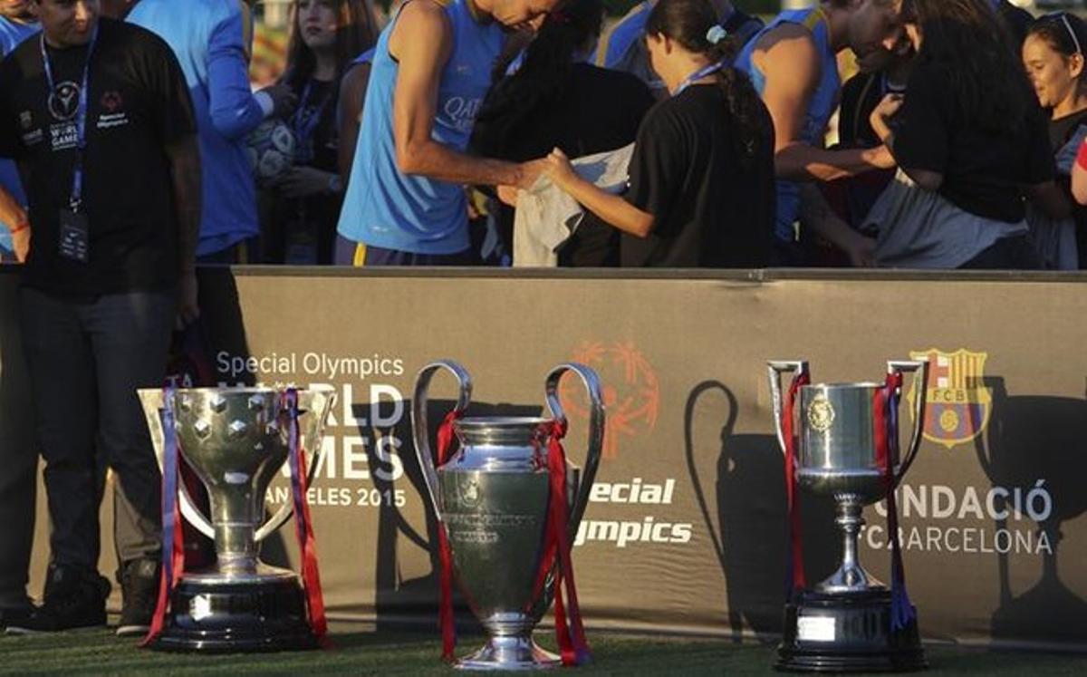 El FC Barcelona presume de triplete en Los Ángeles