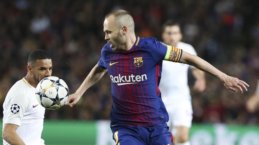 Iniesta alcanza a Xavi y a Giggs