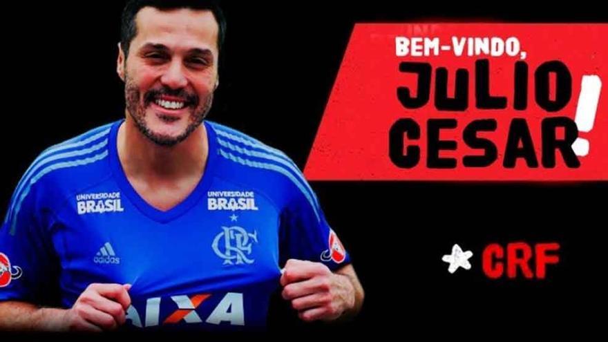 El Flamengo anuncia el regreso del portero brasileño Júlio César