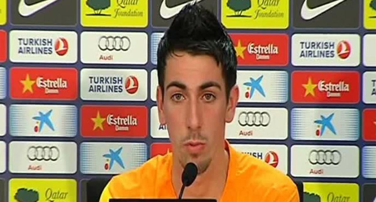 Isaac Cuenca debutó en rueda de prensa