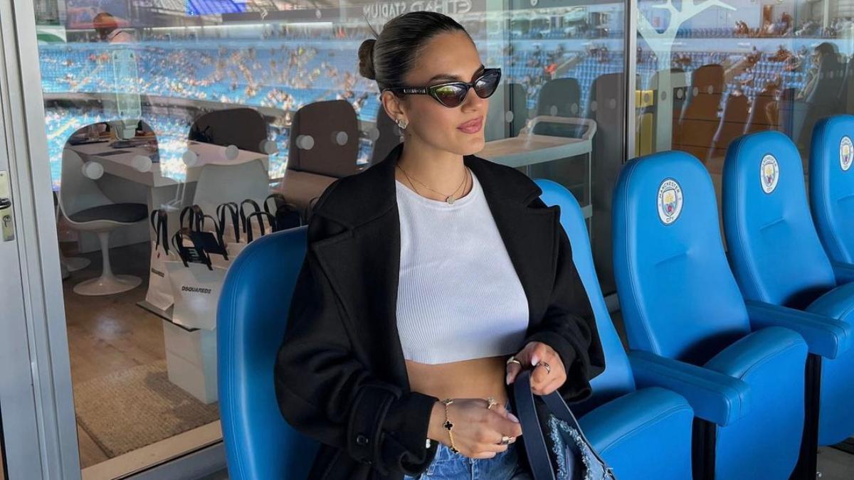 Las fotos de María Guardiola en la celebración del Manchester City