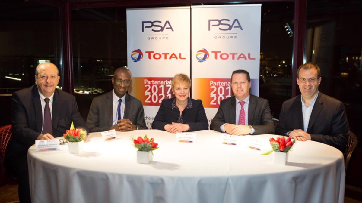 El Grupo PSA y Total renuevan su histórica relación