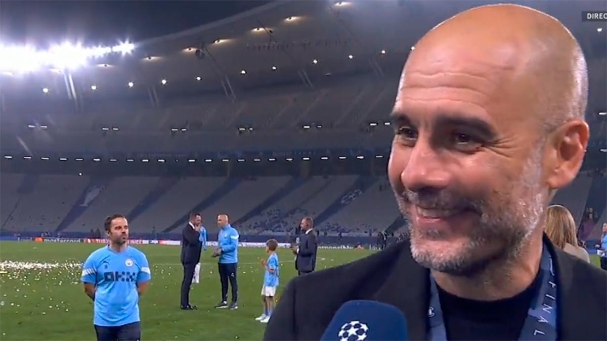 Pep Guardiola, tras ganar la final de la Champions: “Que el Madrid no ...