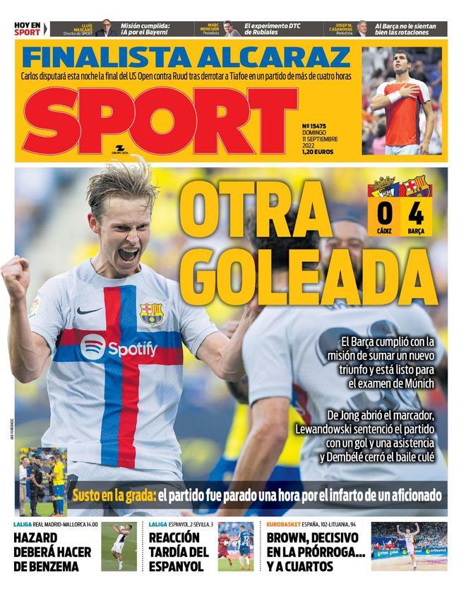 Periódicos Deportivos 11 De Septiembre 2022 Portadas De Los Diarios