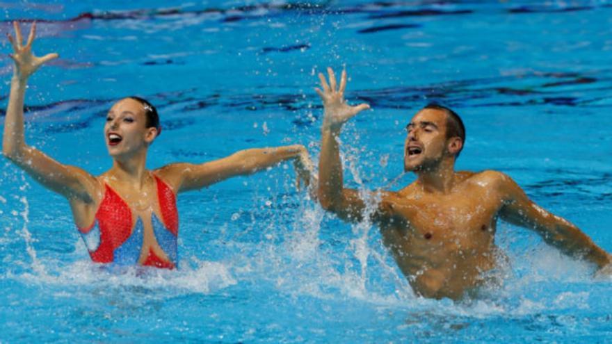 Pau Ribes y Emma García, quintos en el preliminar de dúo mixto libre