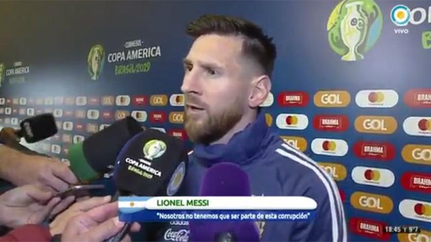 La despedida de Messi