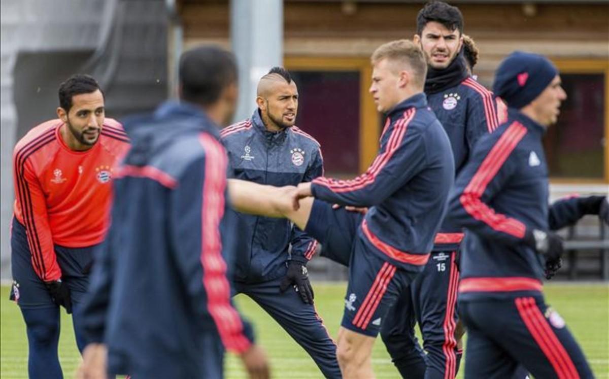 El Bayern se entrena en Vallecas