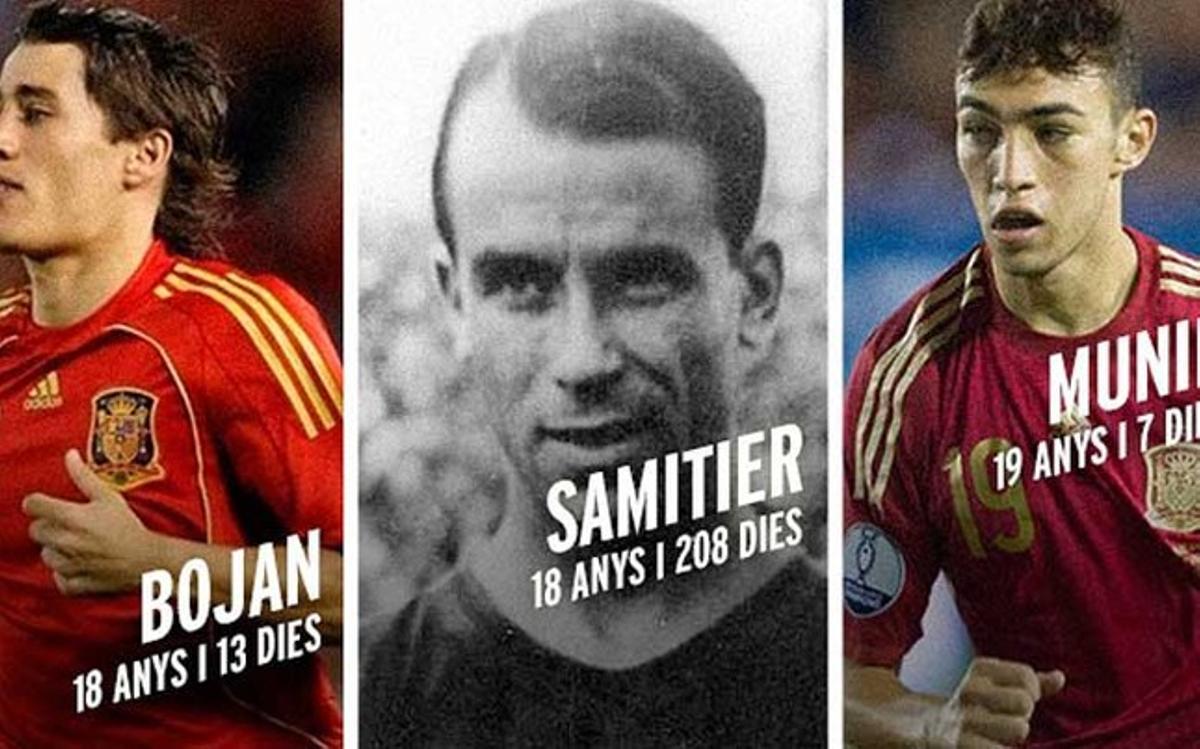 Munir, el tercer debutante más joven del Barça con España | barca | sp