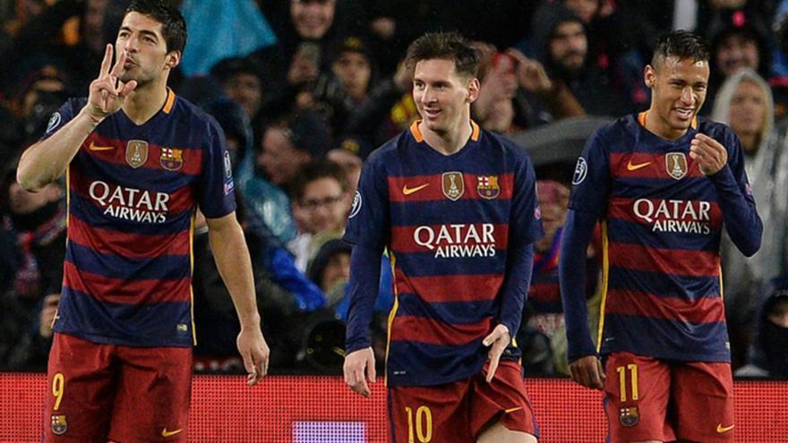 La MSN del Barça bate su récord goleador · Messi, Suárez, Neymar