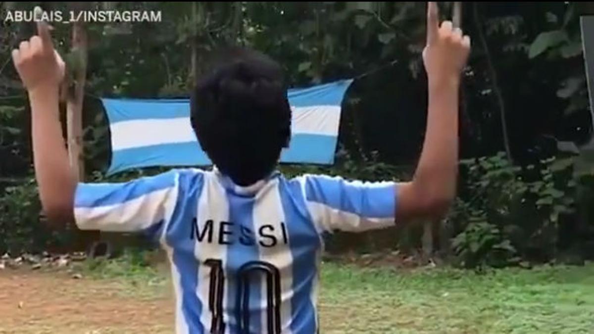 El joven imitador de Messi que se ha hecho viral en las redes