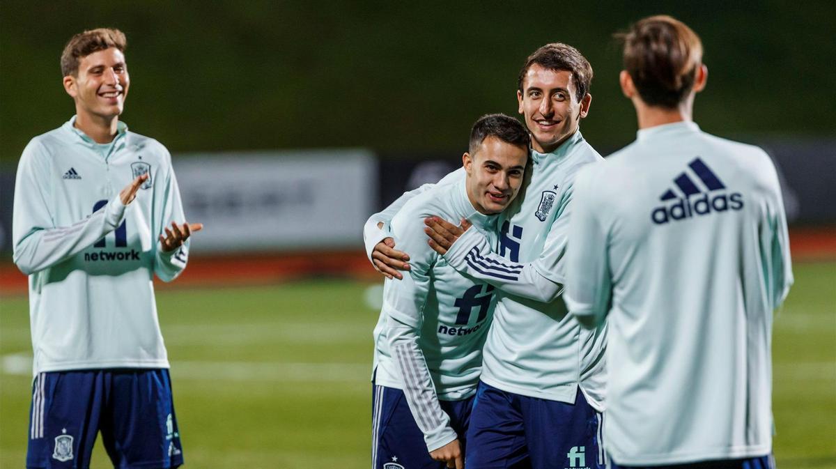 La selección española se entrenó en Las Rozas