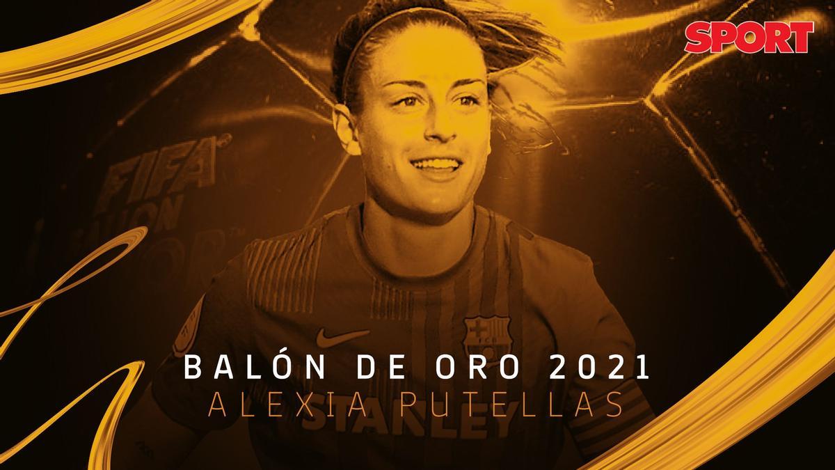 Alexia ofrece su Balón de Oro a la afición en La Cartuja