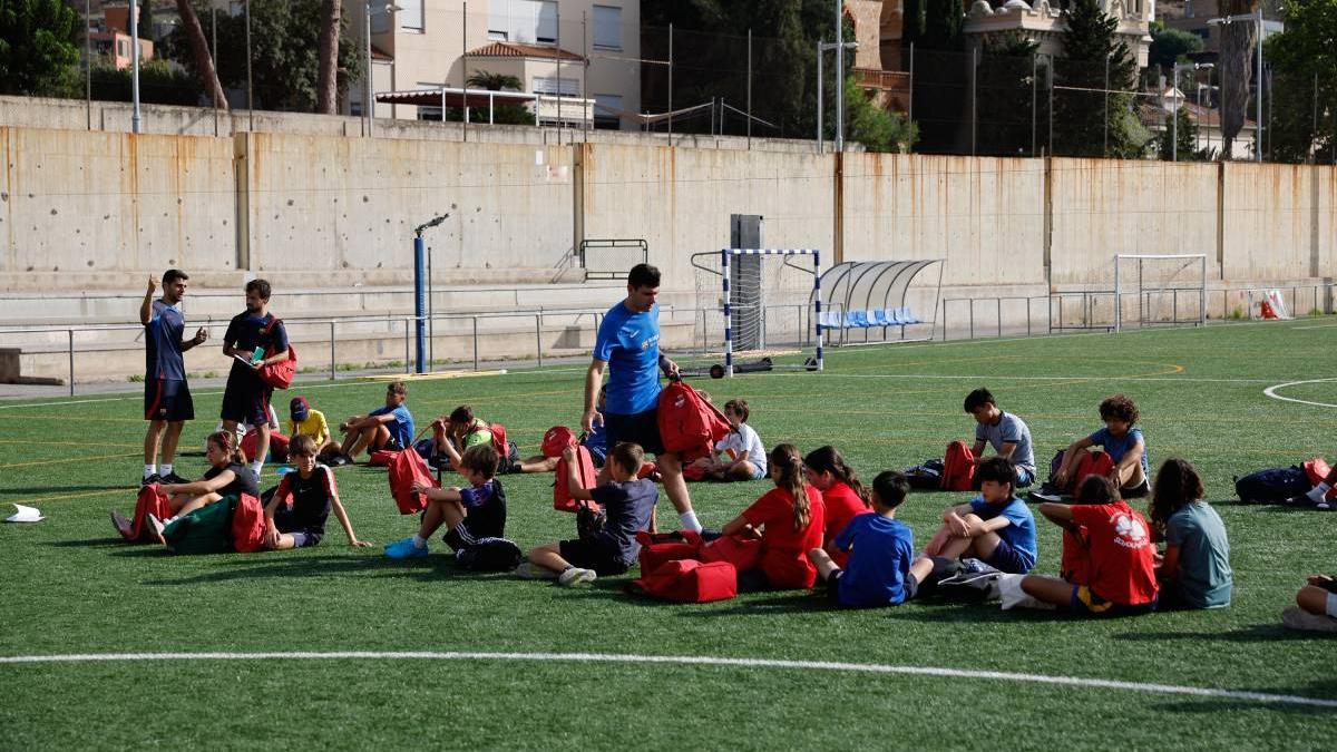Éxito en la tercera semana del Campus Barça Academy en Barcelona